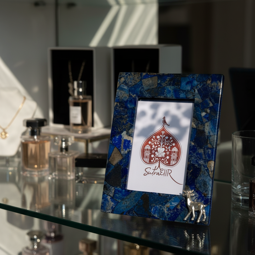 Frozen in Blue: The Lapis Memory Frame – Sutradhar